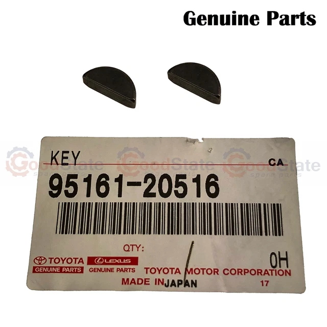 GENUINE LANDCRUISER GRJ78 GRJ76 GRJ71 GRJ200 Crankshaft Pulley Woodruff ...