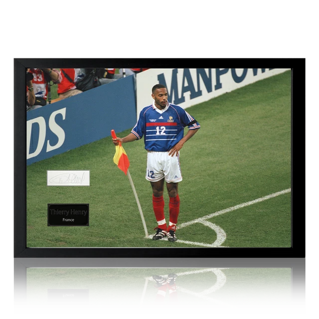 THIERRY HENRY SIGNED France Iconic Frame £295.00 - PicClick UK
