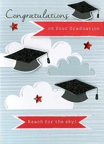 FÉLICITATIONS POUR VOTRE graduation - carte de graduation faite à la ...