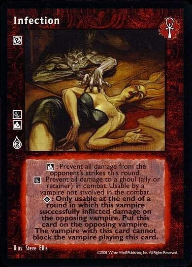 INFECTION - COMBAT / Bloodlines Vampire the Eternal Struggle VTES EUR 1 ...