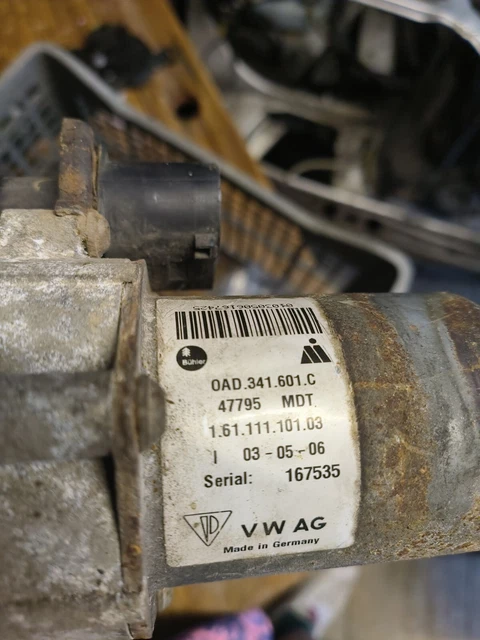 VOLKSWAGEN TOUAREG I 2006 Transfer case box actuator haldex 0AD341601C ...