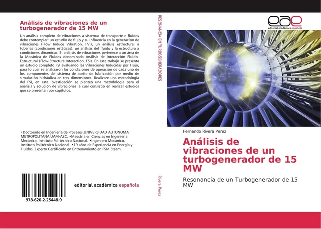 ANÁLISIS DE VIBRACIONES de un turbogenerador de 15 MW Fernando Rivera Perez Buch EUR 57,90 ...