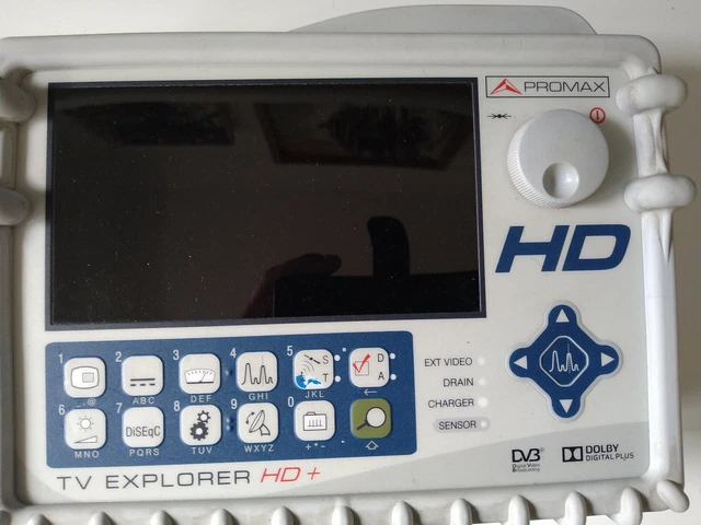 PROMAX TV EXPLORER HD WITH ACCESSORIES Spectrum analyser DVBT/2 DVBS/2 ...