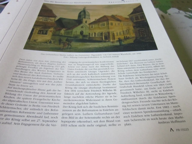 PREUSSEN ARCHIV N3 3223 Die Lutherhäuser werden preußisch nach Wiener ...