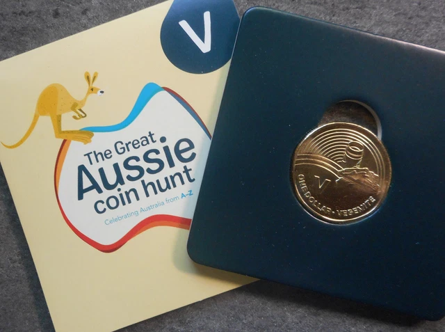 AUSTRALIA 2019 GREAT Aussie Coin Hunt Vegemite V 1 One Dollar in Card ...