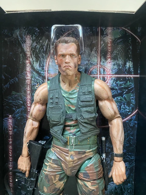 NECA PREDATOR DUTCH 1/4 Scale Jungle Patrol Figure 18” 25th Anniversary ...
