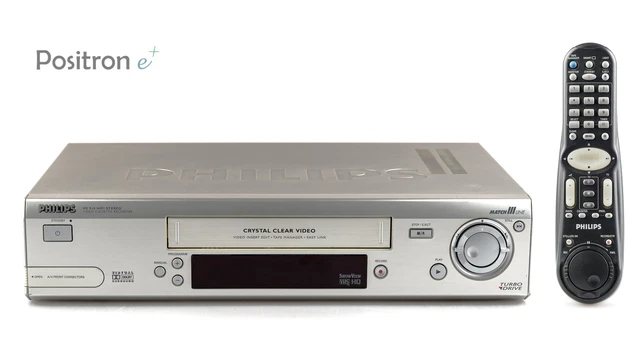 PHILIPS VR910 6 Testa VHS Videoregistratore + Fb/revisionato 1 Anno ...