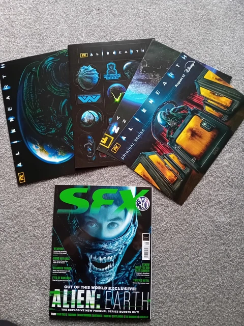 SFX MAGAZINE ISSUE 394 August 2025 Ultimate Alien: Earth Collectors ...