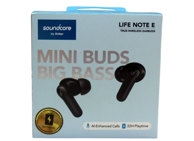ANKER SOUNDCORE LIFE Note E True Wireless Bluetooth Earbuds - Black $29 ...