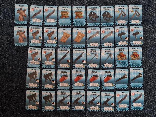 ZOMBICIDE 2ND EDITION - Custom Military Equipment Cards - Fort Hendrix ...