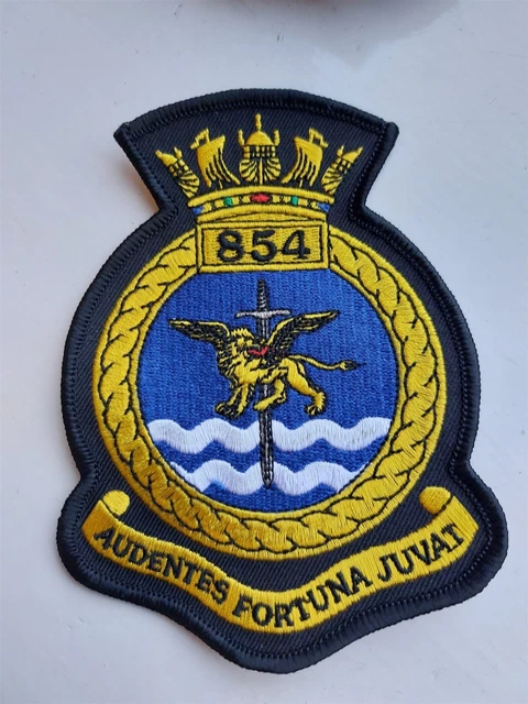 ROYAL NAVY RN FAA Fleet Air Arm 854 Naval Air Squadron Crest NAS Patch ...