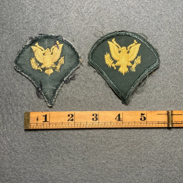 US ARMY SPECIALIST 3rd Class Enlisted Rank Insignia Patch E-4 E4 K1.* £ ...