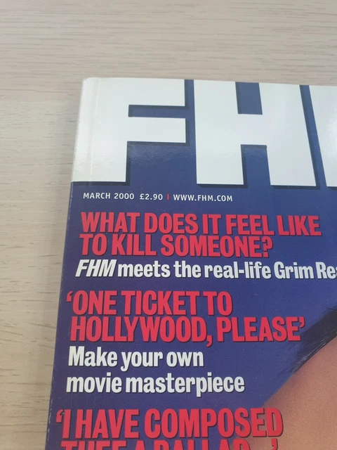 FHM MAGAZINE MARCH 2000 Issue 122 Virginie Ledoyen Dina Meyer Gary ...
