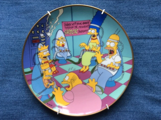 SIMPSONS, ANIMATION COLLECTABLE, plate, Family Therapy, numbered ...