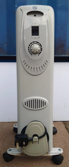 CHALLENGE MOBILE ELECTRIC Oil Filled Radiator Heater NY15L-7L 1500W w ...