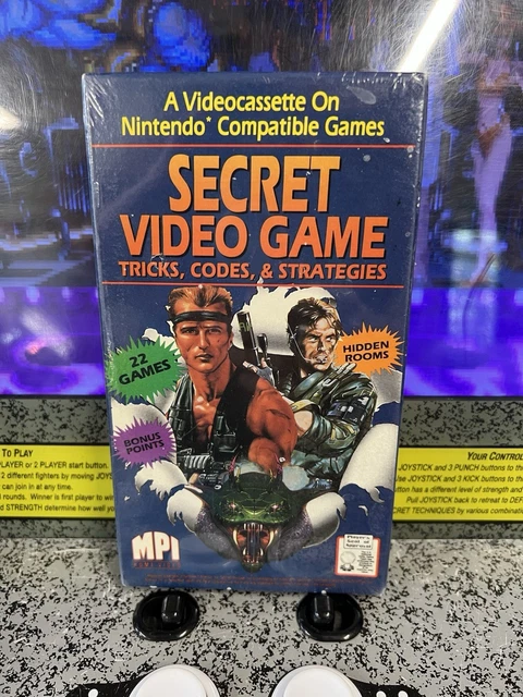 1989 NINTENDO NES Secret Video Game Tricks Codes Strategies VHS Tape ...