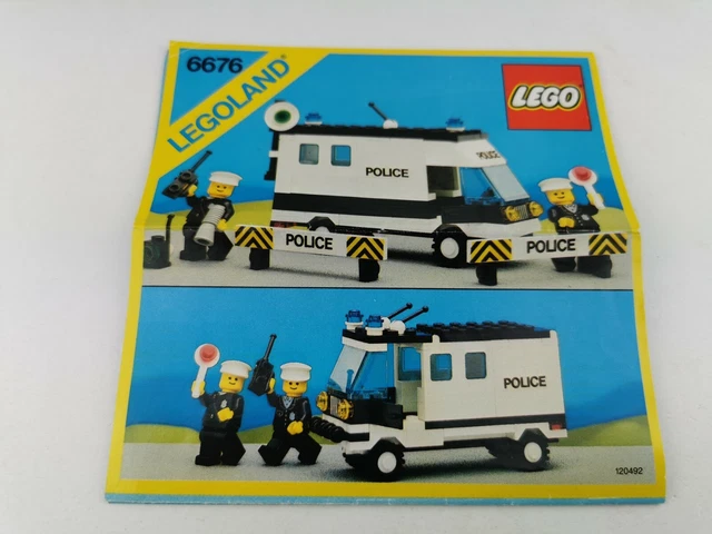 LEGO® BAUANLEITUNG only building instructions 6676 Mobiler Polizei ...