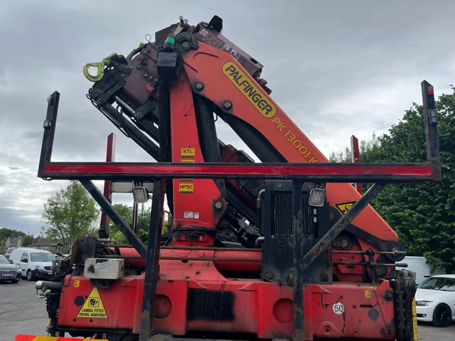 PALFINGER PK13001K CRANE 2017 Piped For Auger Used Light Fire Damage ...
