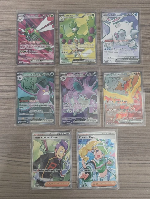 POKÉMON DESTINED RIVALS Full Art Trainer Pokémon Bundle X8 Pack Fresh £ ...