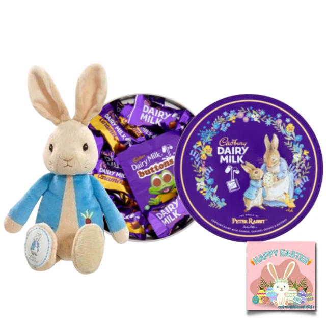 CADBURY DAIRYS MILK Chocolate Peter Rabbit Tin & Beatrix Potter Bean ...