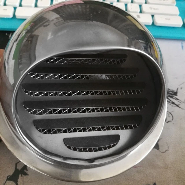 STAINLESS STEEL WALL Air Vent with Grille Cover Debris and Dust ...