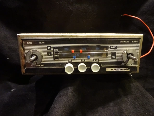 RFT STERN COUPE Autoradio 12V aus der DDR EUR 35,00 - PicClick DE