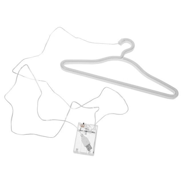 CLOTHES HANGER NEON Decoration Bride to Wedding Signs Light Shaped LED ...