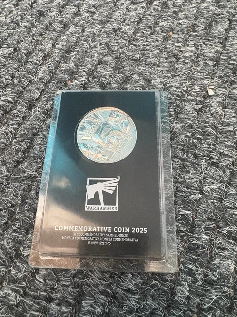 WARHAMMER COMMEMORATIVE COLLECTIBLE coin 2025 £37.59 - PicClick UK