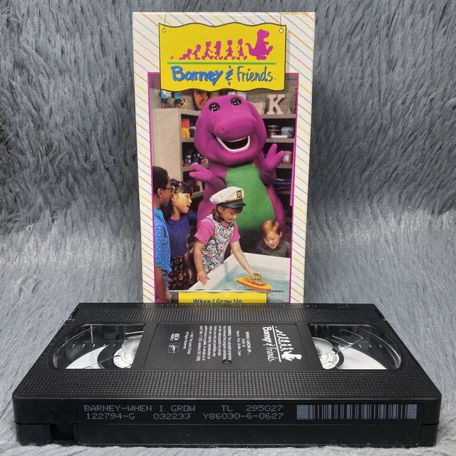 BARNEY & FRIENDS VHS When I Grow Up VHS 1993 Tape Time Life Video ...
