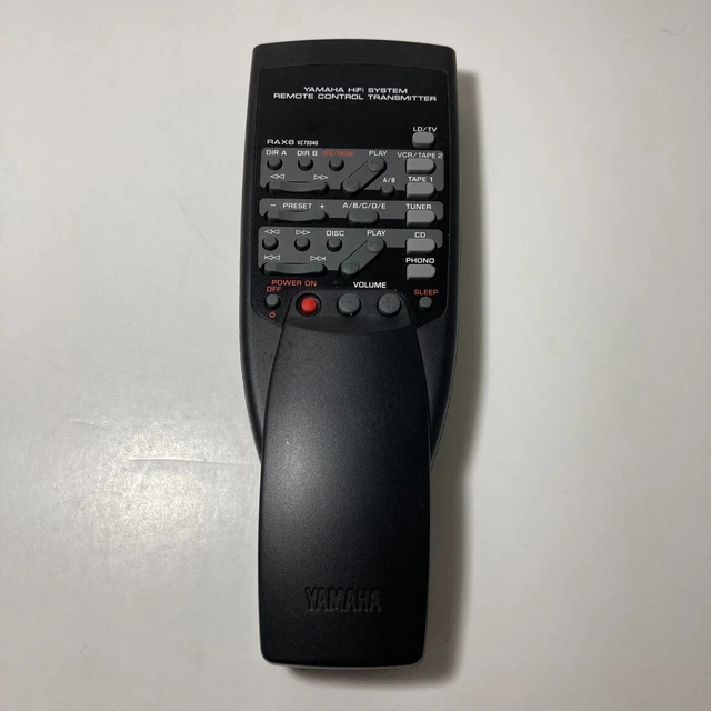 YAMAHA HIFI SYSTEM Remote Control Transmitter Model: (RAX8) VZ73340 $34 ...