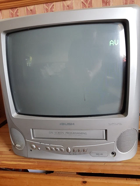 BUSH BTV18SIL/VA 14& Inch CRT TV VCR VHS Video Retro Gaming Television CRT £69.99 - PicClick UK