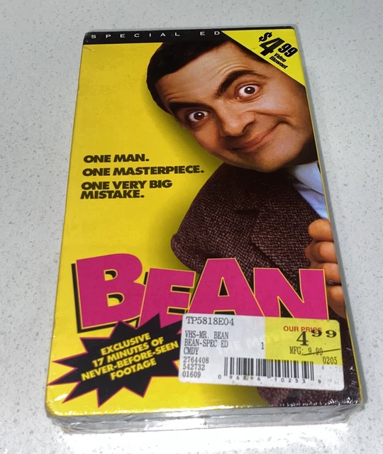 BEAN THE MOVIE VHS New Sealed Rowan Atkinson Comedy *blemish See Pics £ ...