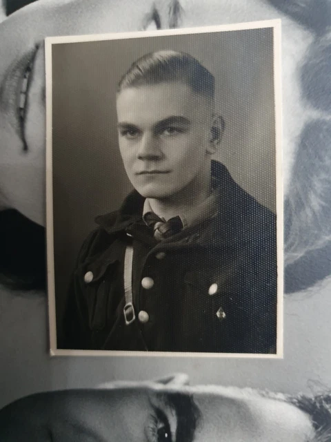 ORIGINAL VINTAGE GERMAN ww2 photograph Young Boy PORTRAIT dated 1940 ...