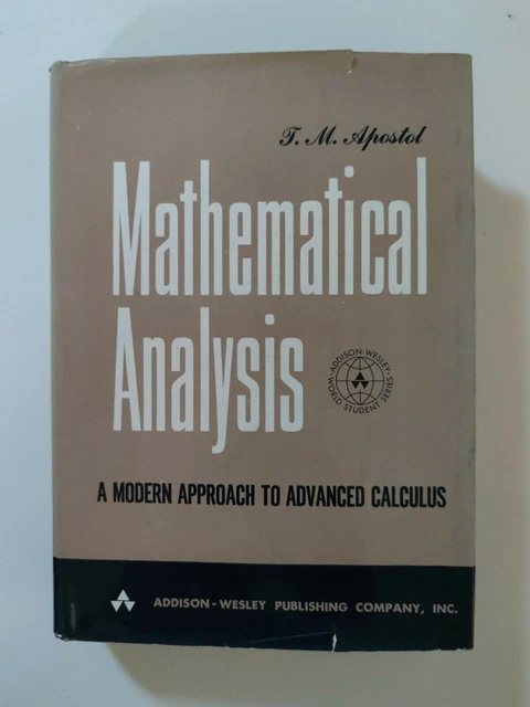 MATHEMATICAL ANALYSIS A Modern Approach to Advanced Calculus - Apostol EUR 29,98 - PicClick DE