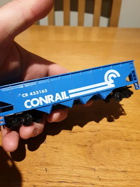 VINTAGE TYCO HO Maßstab Zug Conrail Trichter Auto # 433165 EUR 11,66 ...