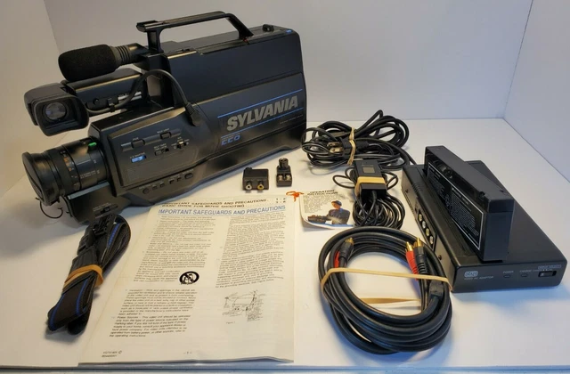 SYLVANIA HIGH SHUTTER CCD Video Recorder VHS Vintage Rare ...