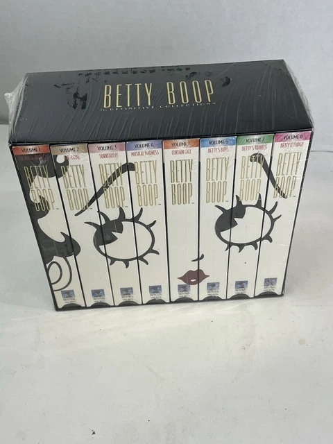 BETTY BOOP THE Definitive Collection 8 Volume VHS Box Set Vintage ...