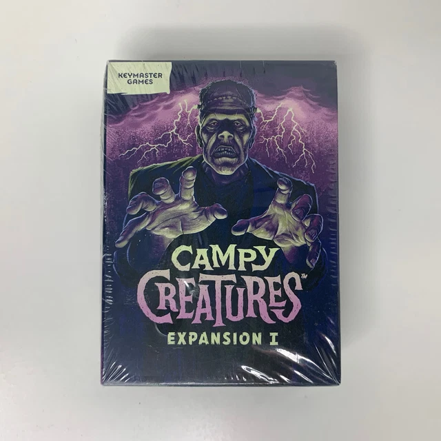RARE CAMPY CREATURES Board Card Expansion 1 Keymaster Kickstarter Box ...