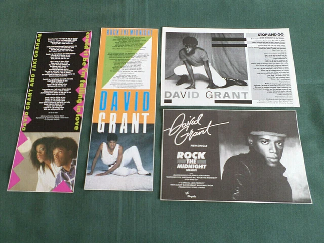 DAVID GRANT - Pop Music - Clippings /Cuttings Pack EUR 5,63 - PicClick FR