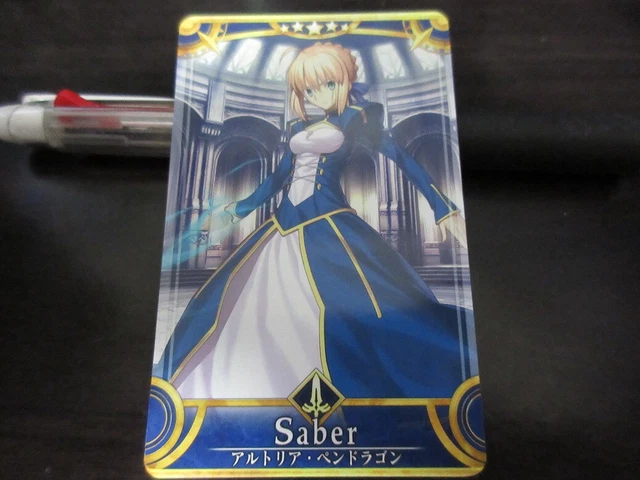 FGO FATE GRAND Order Arcade Card Servant Artoria Pendragon Saber a EUR ...