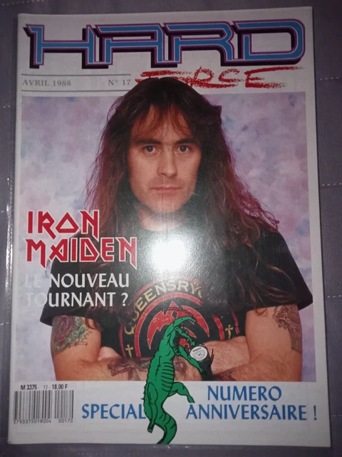 HARD FORCE MAGAZINE N°17 Hard Rock Iron Maiden Avril 1988 EUR 12,49 ...