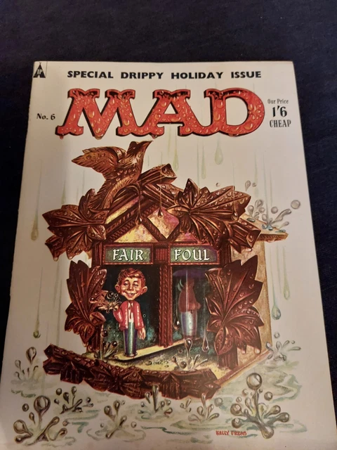 RARE VINTAGE MAD Magazine 1960 Issue #6 £23.00 - PicClick UK