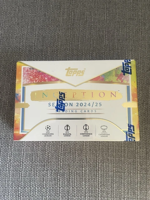 2024-25 TOPPS® INCEPTION UEFA Club Competitions Hobby Box - IN HAND £ ...