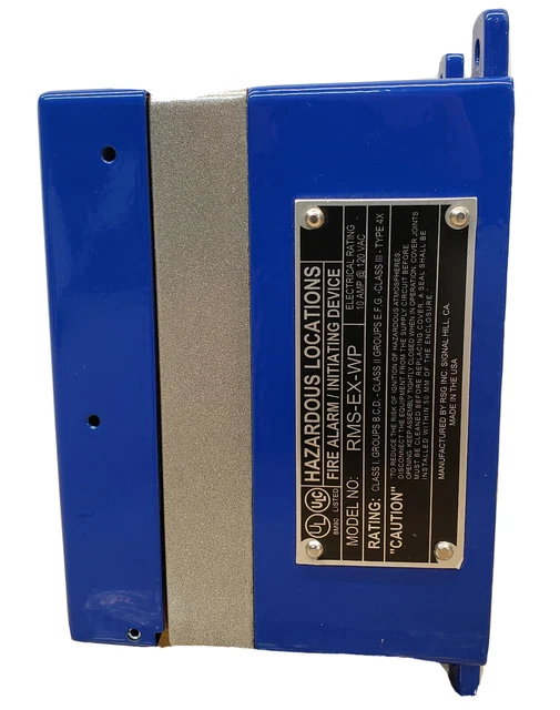 POTTER RMS-EX-WP EMERGENCY Door Release Pull Fire Alarm Initiating ...