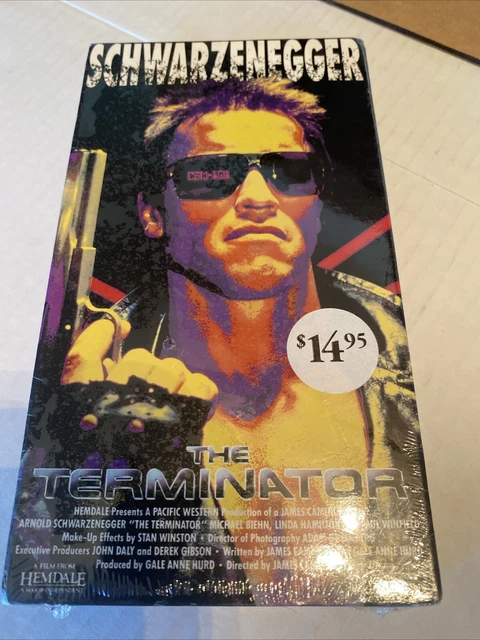 THE TERMINATOR (VHS, 1991 Hemdale Watermark Release NOS Factory Sealed ...