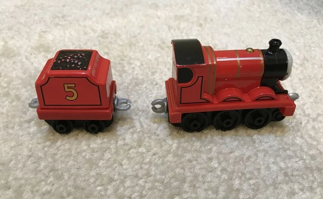 THOMAS FRIENDS JAMES Red Tender Die-Cast Toy Train Tank Engine ...