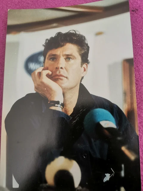 DAVID HASSELHOFF BAYWATCH Knight Rider Foto Photo 12,5x18, 5cm EUR 95 ...