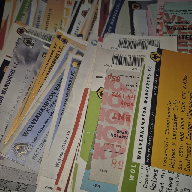 USED MATCH TICKETS - General League & Cup (52) £3.00 - PicClick UK