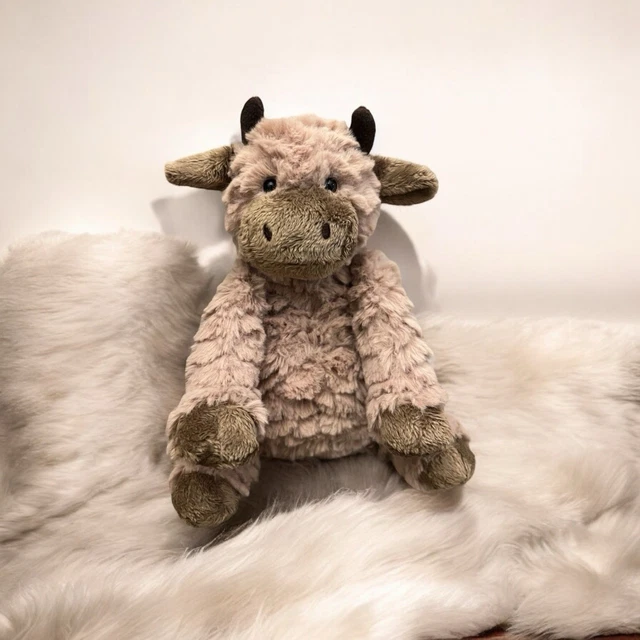 JELLYCAT FUDDLES CALF Cow Brown Soft Toy Plush BNWT 🐄 Heritage ...