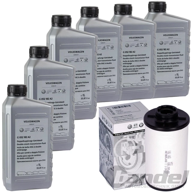 ORIGINAL AUDI POUR VW DSG Filtre + 6L Transmission 6-GANG Ölwechsel-set ...